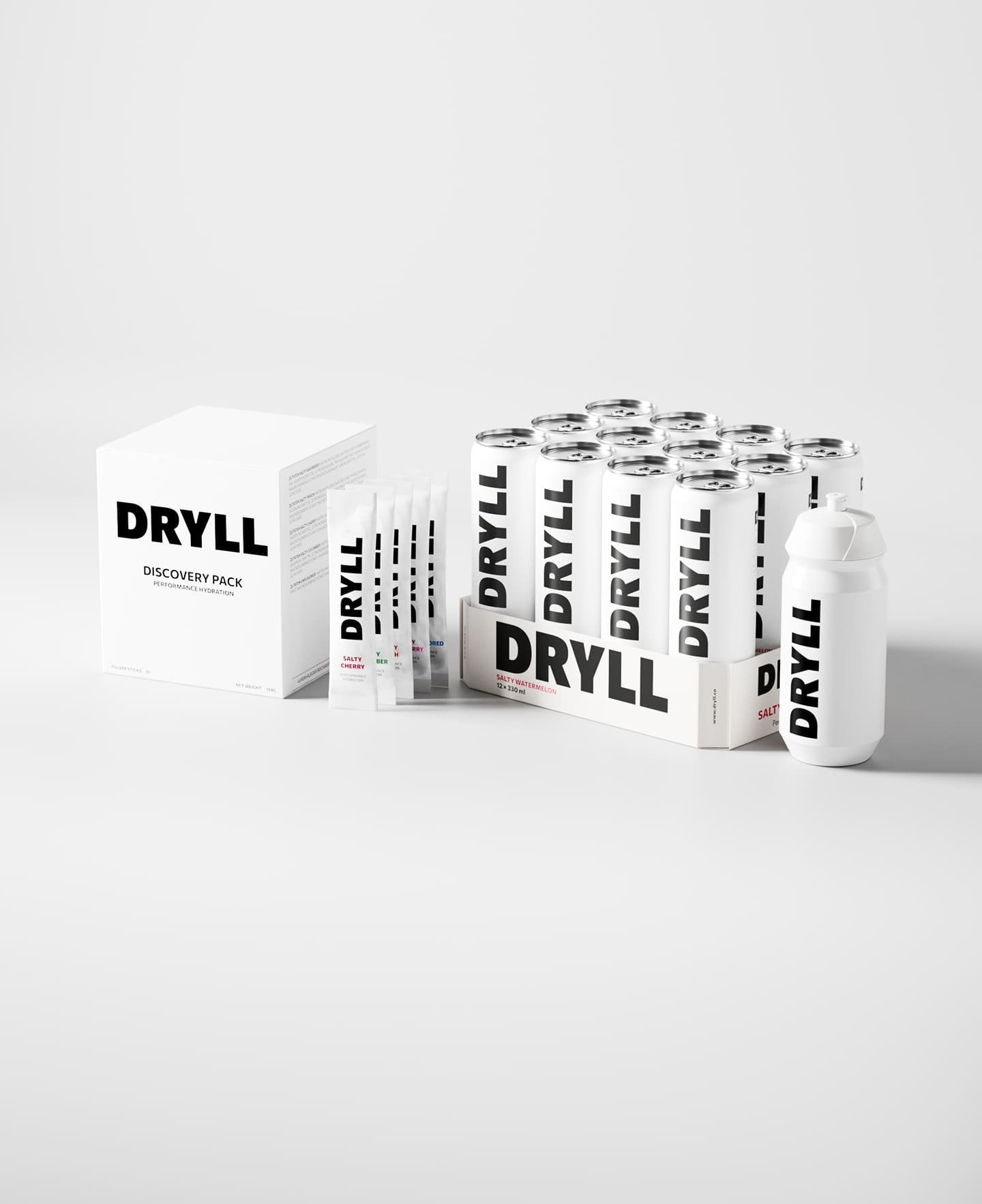 DRYLL All-In Pack – Discovery Pack + 12er Tray Dose | Bundle-Deal